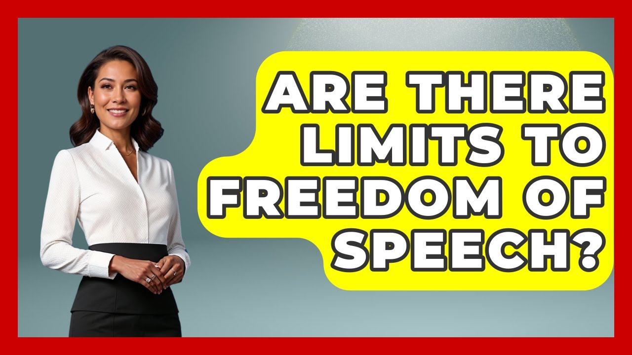 Are There Limits To Freedom Of Speech? - Law School Prep Hub - YouTube