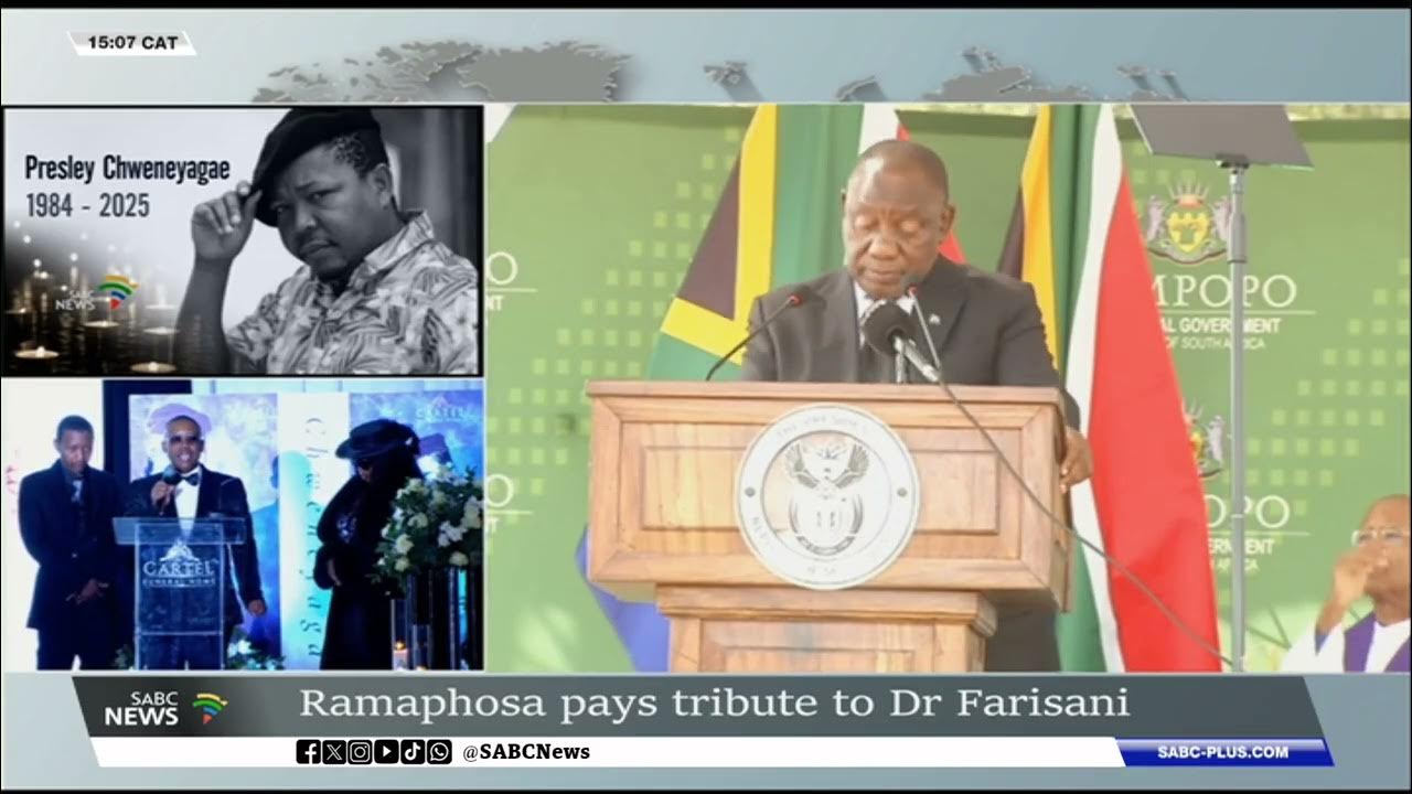Dr Tshenuwani Farisani | He was a man of unwavering principle: Pres Cyril Ramaphosa - YouTube
