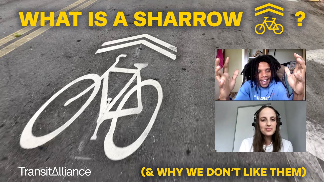 What Is a Sharrow? (& Why We Don't Like Them!) - YouTube