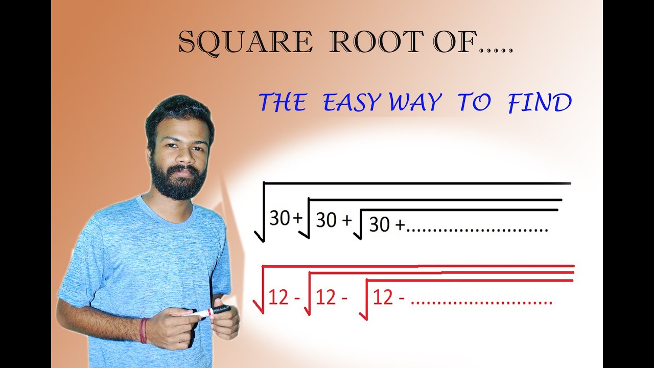 easiest way to solve the root of....type problems - YouTube