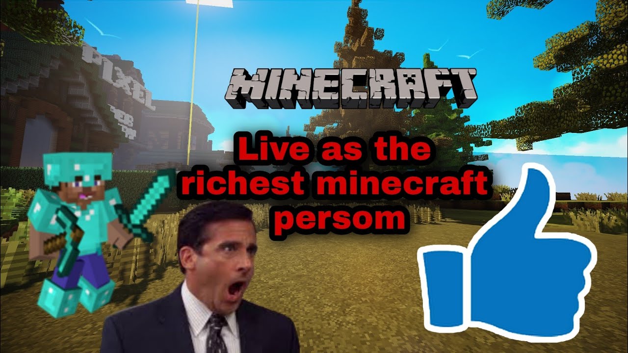 How to live as richest person in minecraft!!!! 🎆 - YouTube