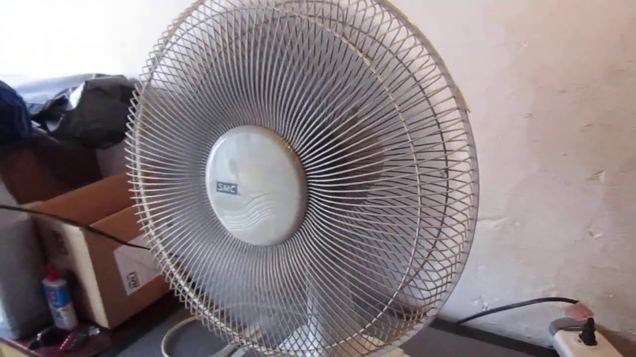 16" SMC table fan model TH16 - YouTube