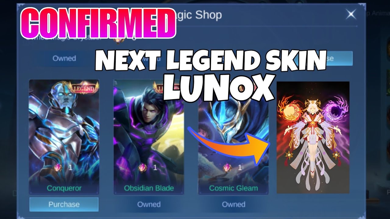 CONFIRMED! Lunox Next Legend Skin 😍 | Obtain Via???? | MLBB - YouTube