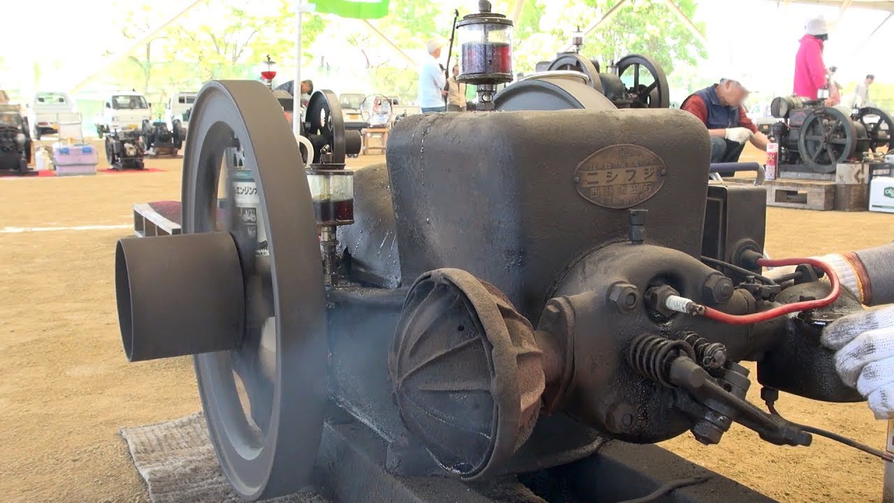 1930s? NISHIFUJI Engine [Old Engines in Japan] - YouTube