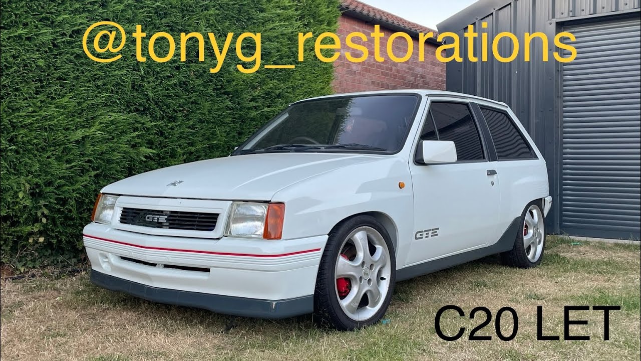 VAUXHALL NOVA C20 LET GTE REP RESTORATION PROJECT OPEL CORSA A - YouTube