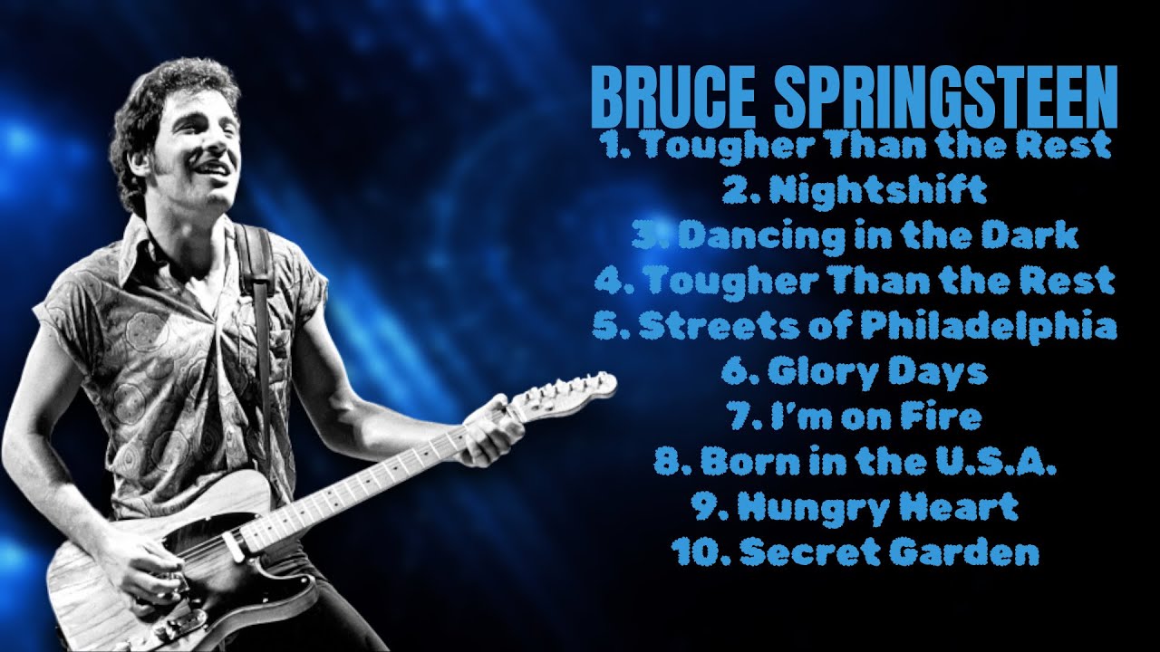 Bruce Springsteen-Year's sensational singles-Premier Songs Mix ...
