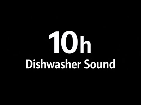 10 Hours Dishwasher Sound - Black Screen - White Noise - Perfect Baby ...