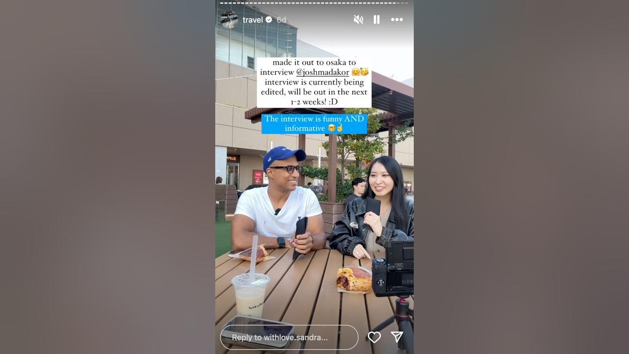 Interview with Josh Madakor live from Japan :D Linked here! #cybersecurity #tech - YouTube