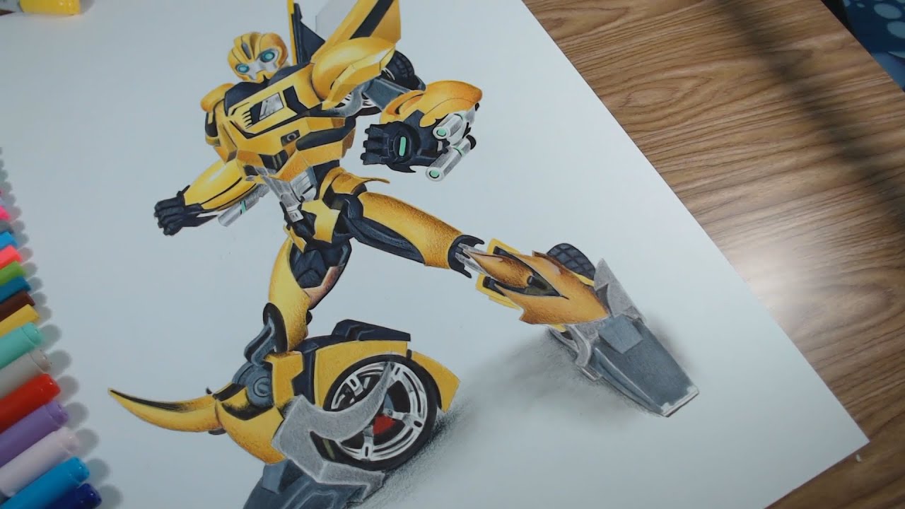 Como👉 DIBUJAR un robot 3D geometrico 7🤖 - YouTube