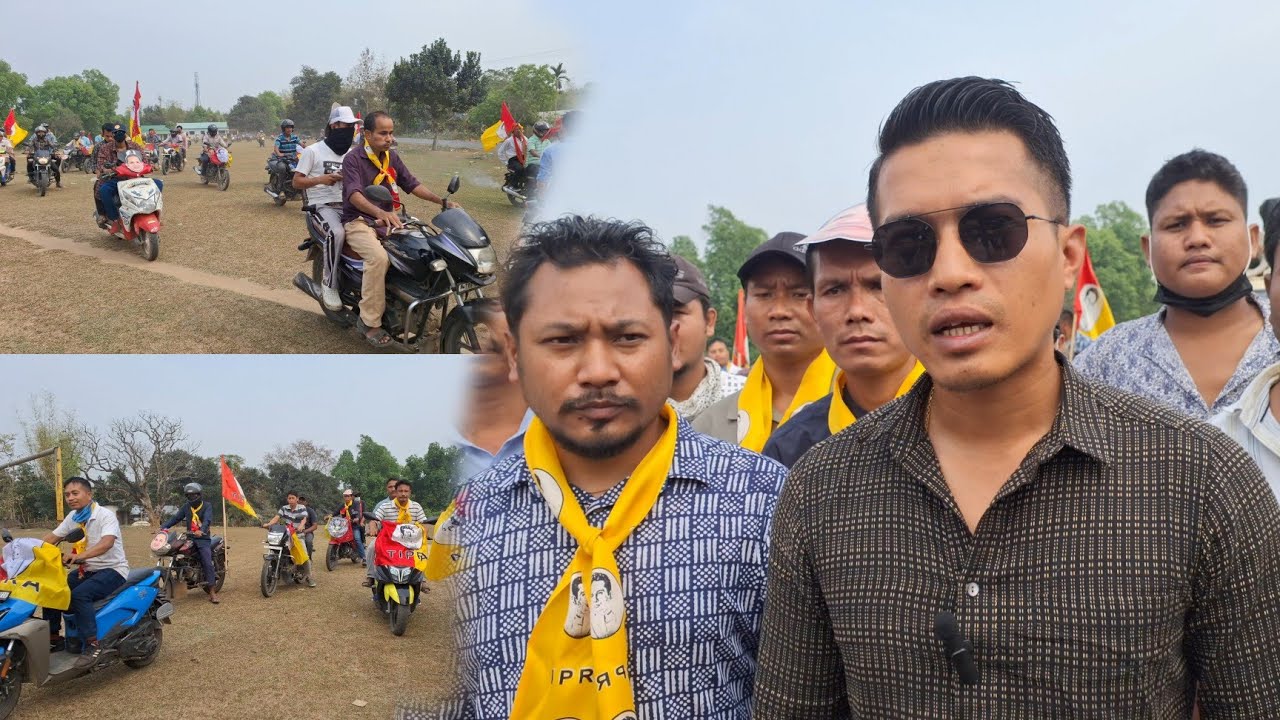 Join Bike Rally TIPRA MOTHA & BJP || 2 No. Mohanpur - YouTube