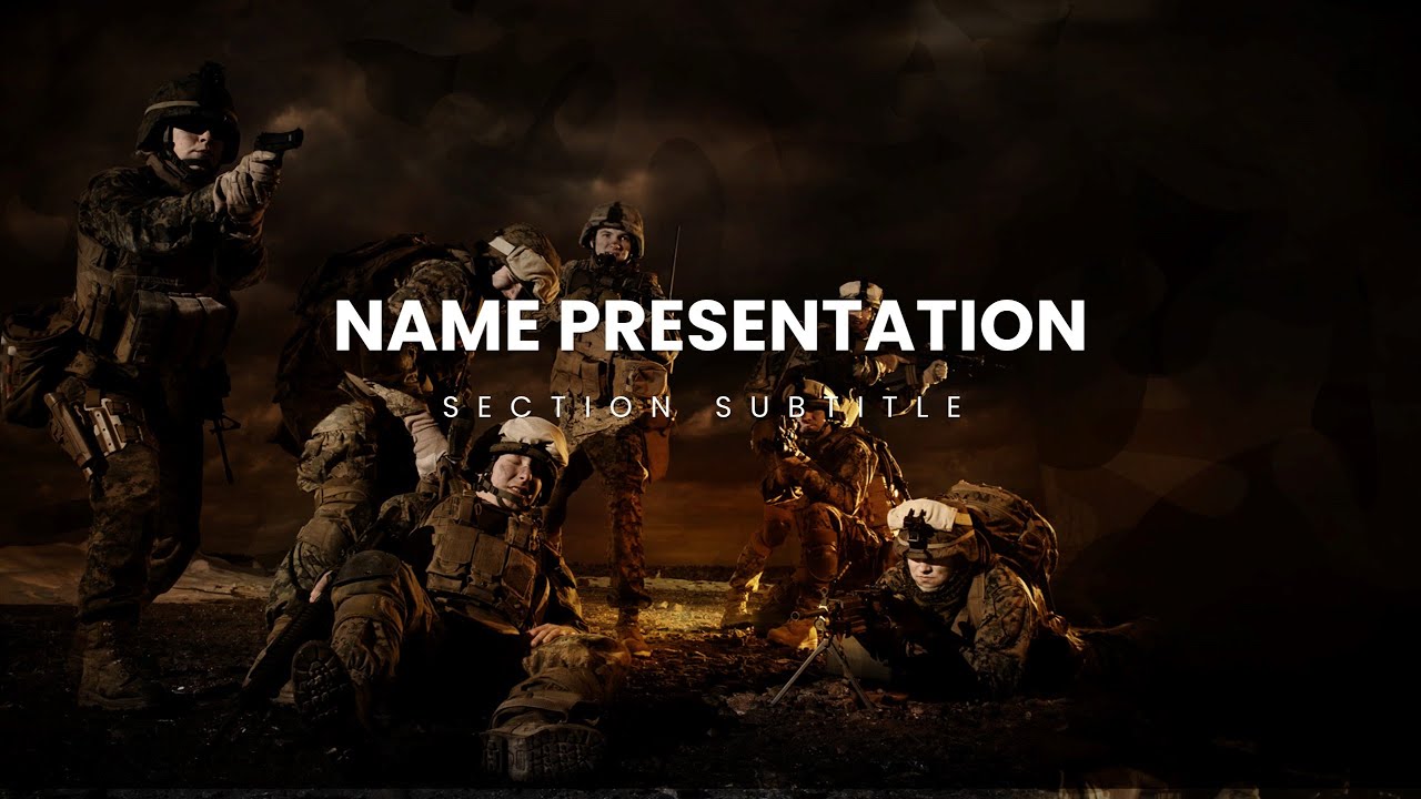 War Powerpoint Template