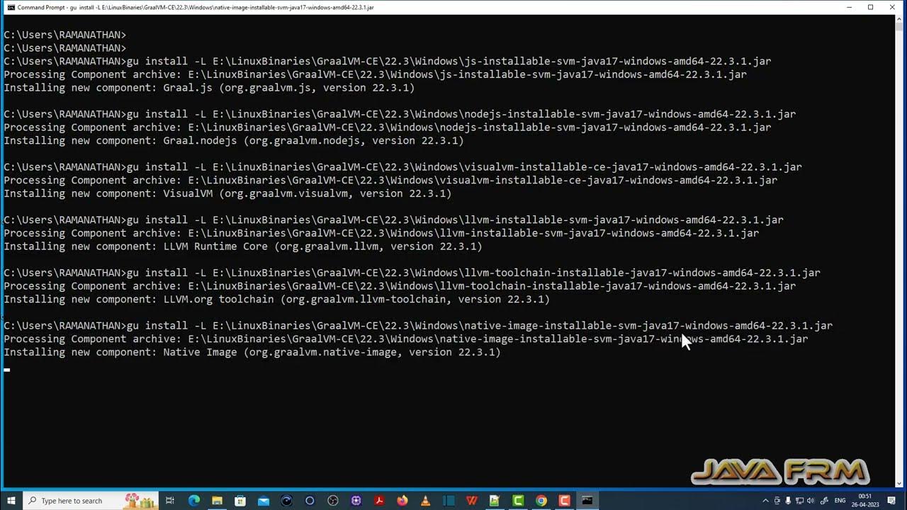 How To Install Graalvm Community Edition 22 On Windows 10 11 Graalvm 22 Youtube