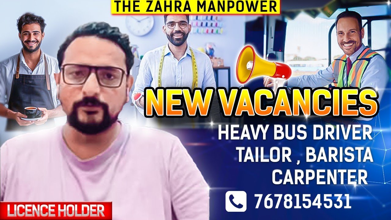 Heavy Bus Driver | Tailor |Barista | Carpenter |Gulf Job Bahrain | The ...