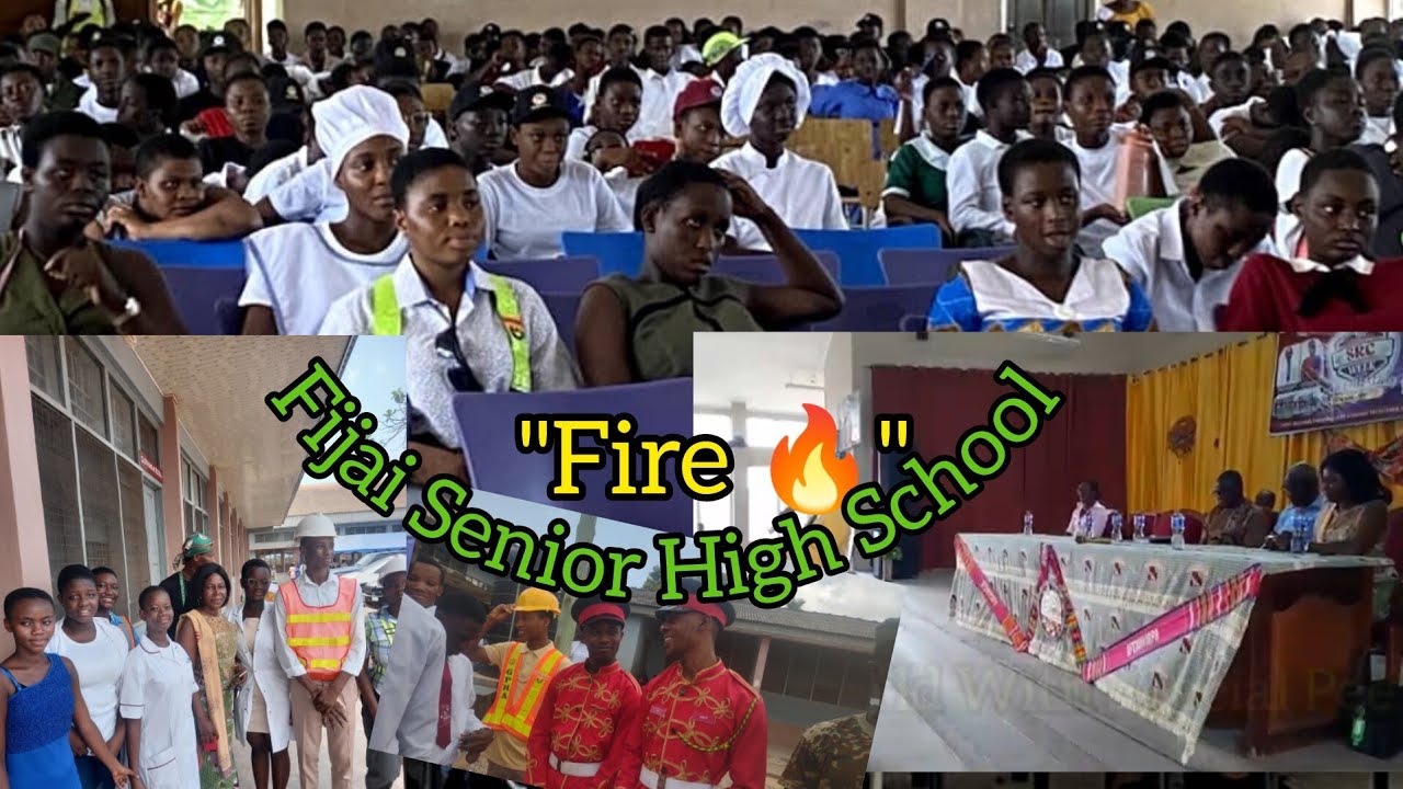 All #fire at #Fijai Senior High School in #Ghana 🇬🇭 #Takoradi || #Best ...