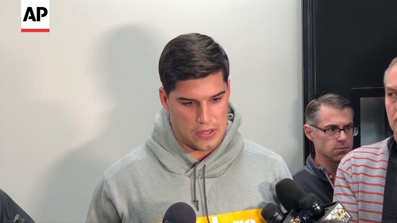 Steelers QB Rudolph laments role in brawl - YouTube