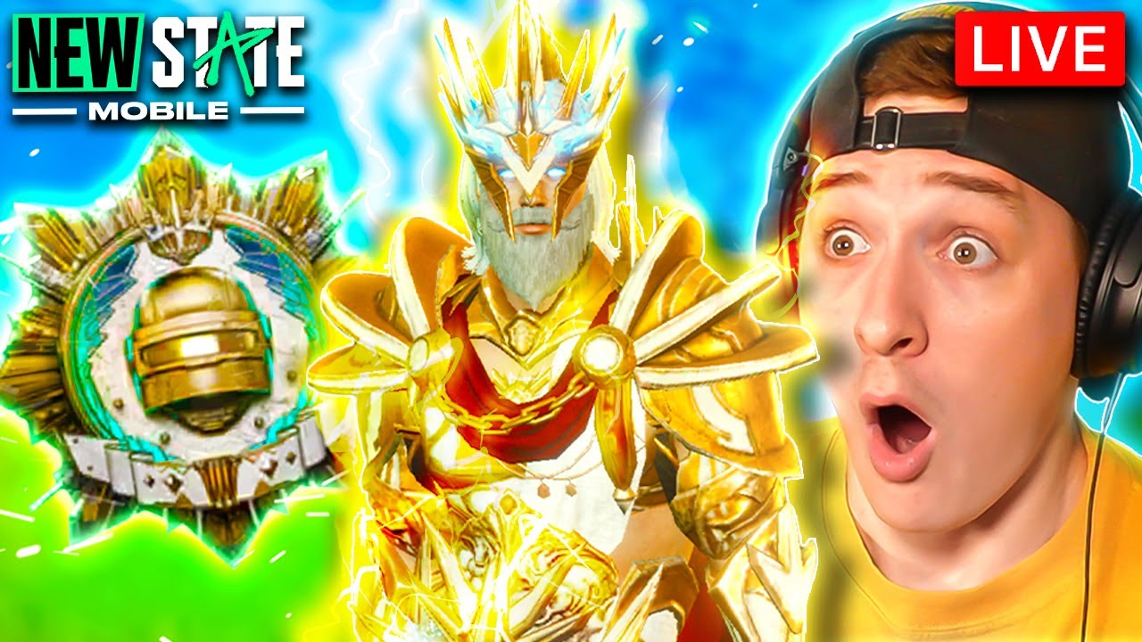 CONQUEROR PUSH with ZEUS X-SUIT!! NEW STATE MOBILE - YouTube