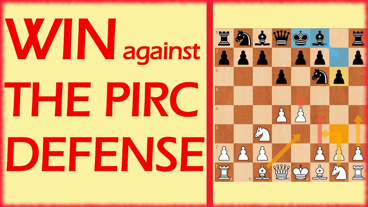 Win against PIRC DEFENSE | #chessopenings #pircdefense - YouTube