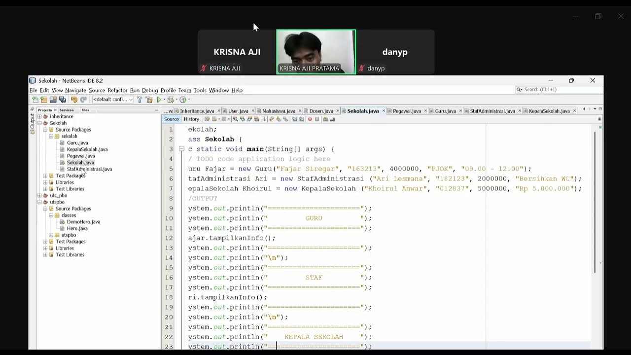 MEMPRESENTASIKAN HIERARKI SUPERCLASS DAN SUBCLASS - YouTube