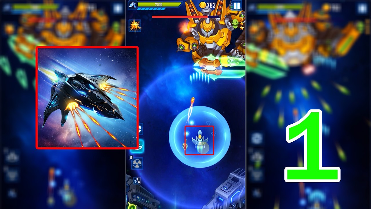 Wind Wings Hạm đội không gian, gameplay #1 - YouTube