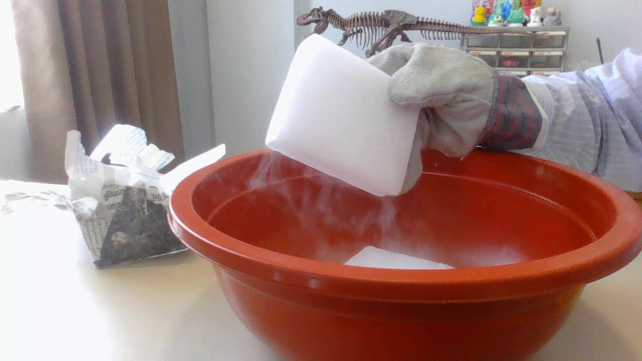 Phnom Penh STEM Kids - STEM Activity - Dry Ice Meets Hot Water - YouTube