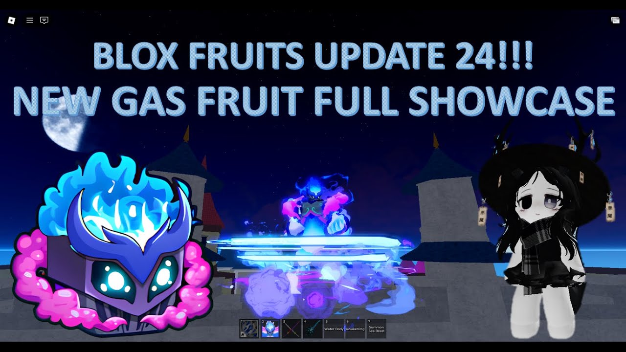 Blox Fruits Update 24! New Gas Fruit Full Showcase | Blox Fruits ...