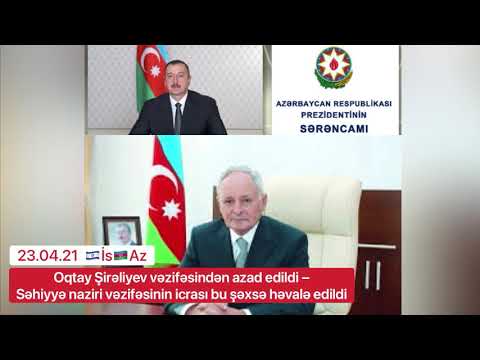 Oqtay Şirəliyev vəzifəsindən azad edildi – Səhiyyə naziri vəzifəsinin icrası bu şəxsə həvalə edildi