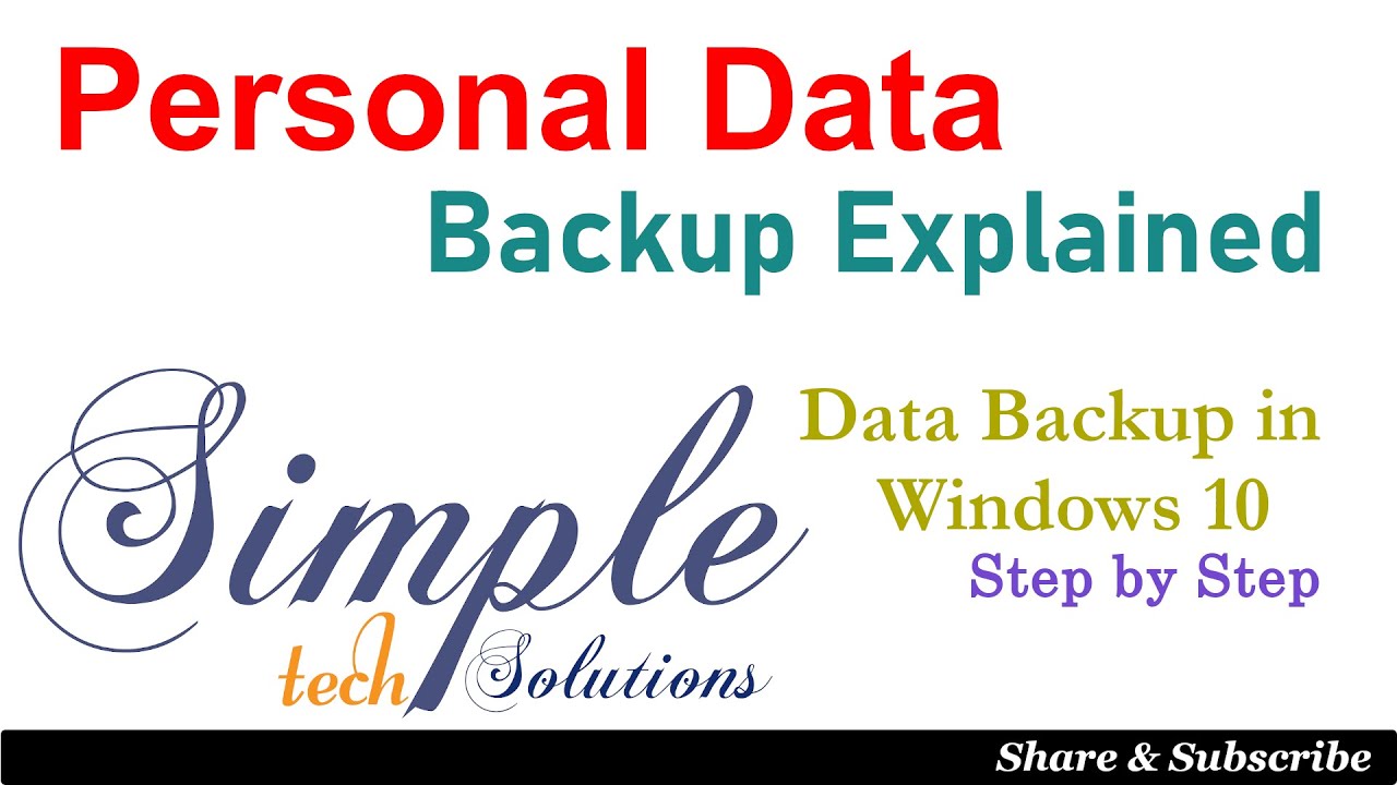 What is Backup and How to Backup in Windows 10, Learn about the ...