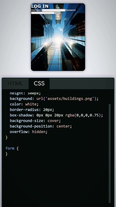 Login Pagehtml Viral Shorts Coding Shortvideo Shortsvideo Css Shortsfeed Viralshorts