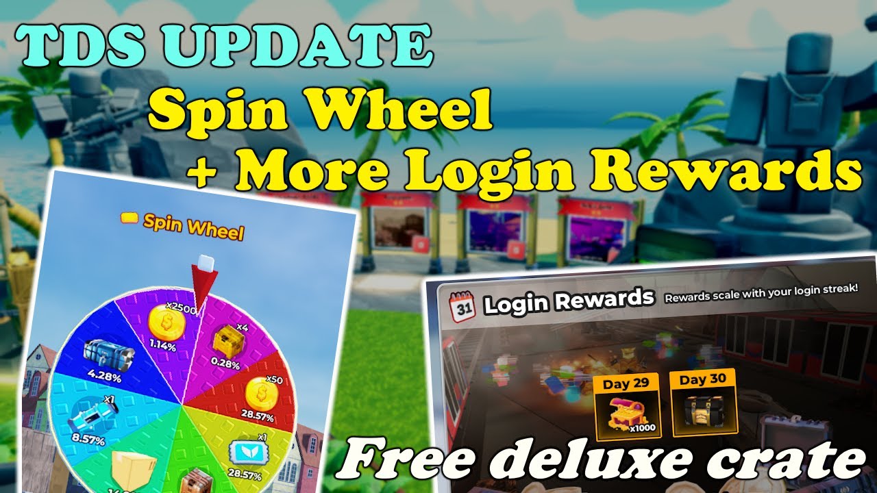 [NEW TDS UPDATE] SPIN WHEEL/DAILY REWARDS And Balance Changes || Tower ...