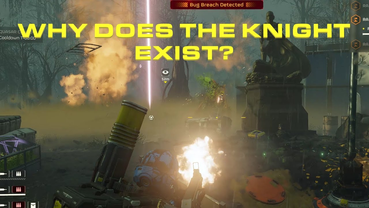 MP-98 Knight Is A Bullethose | Helldivers 2 - YouTube