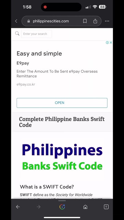 Banks Swift Code Banks Swiftcode Youtube