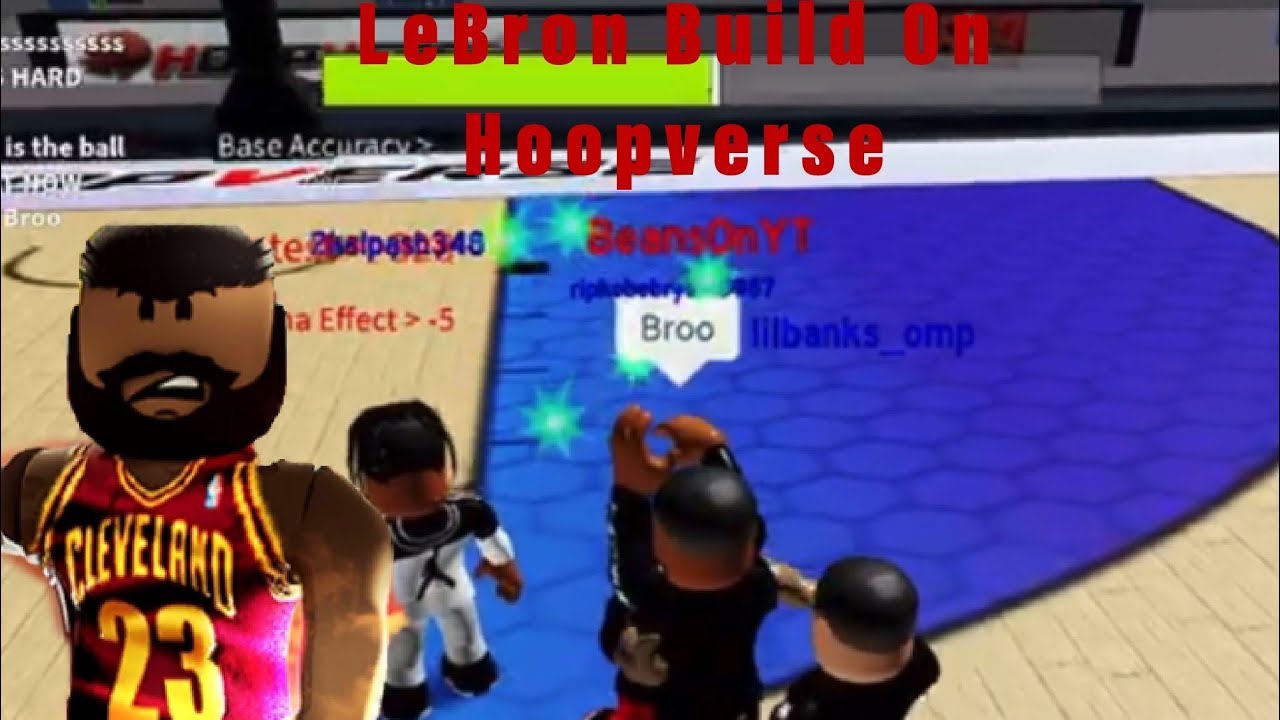 LeBron James Build On HoopVerse Alpha In Roblox - YouTube