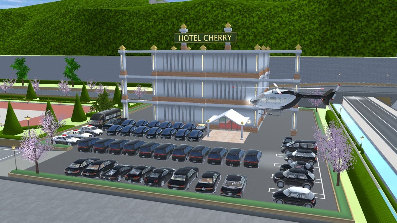 Collectiom all black cars at HOTEL CHERRY 🩶🖤🚓 SAKURA School Simulator ...
