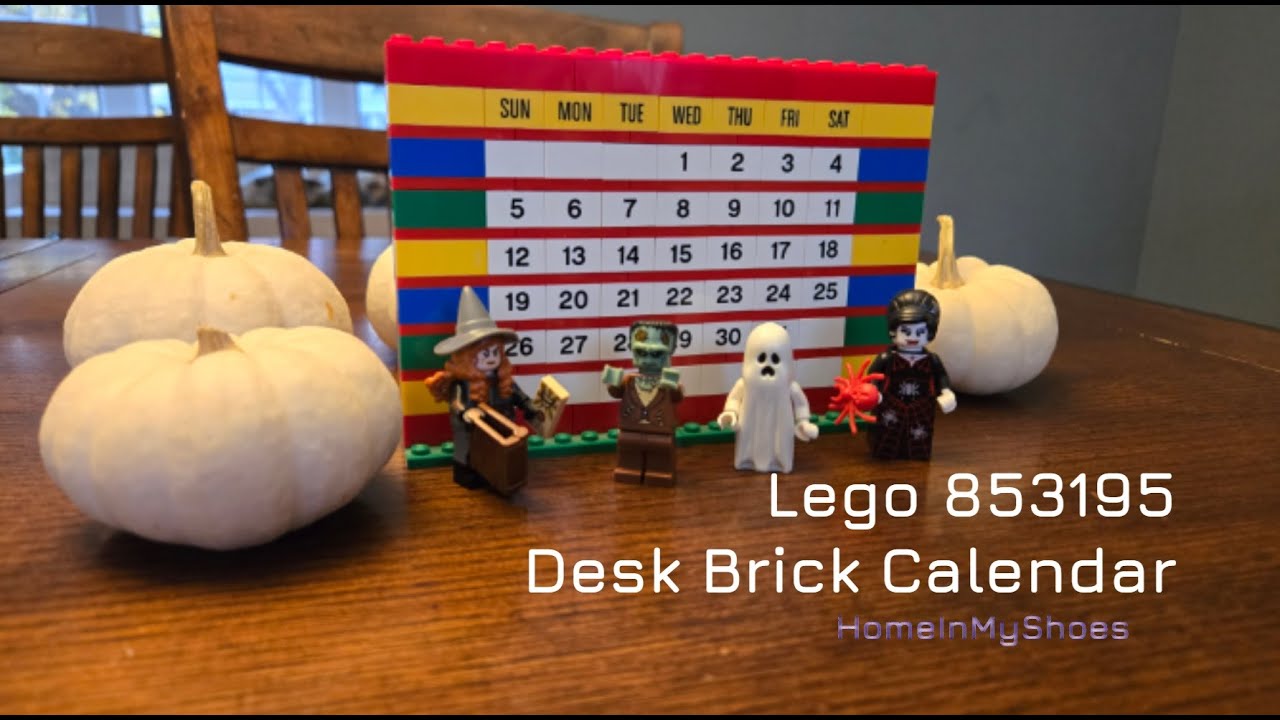 Lego 853195 - Desktop Brick Calendar - YouTube