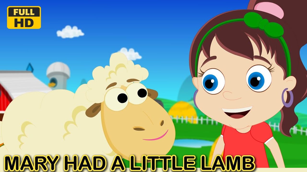 Mary Had A Little Lamb Poem | 3D Nursery Rhyme & Song for #kids - YouTube