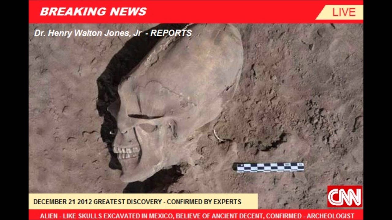 Alien Like Skulls Found in Mexico - FULL VIDEO coverage - YouTube