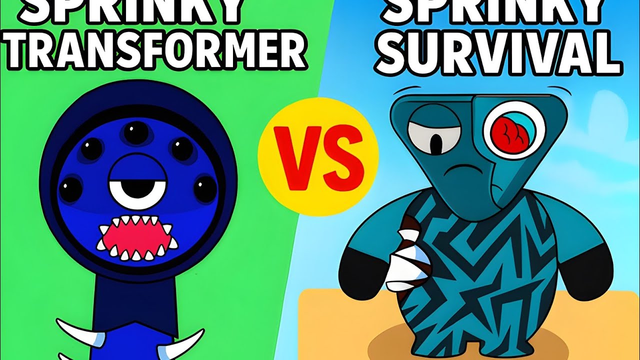 🔥 Sprinky Transformer 🆚 Sprinky Survival | Epic Funny Battle Gameplay ...