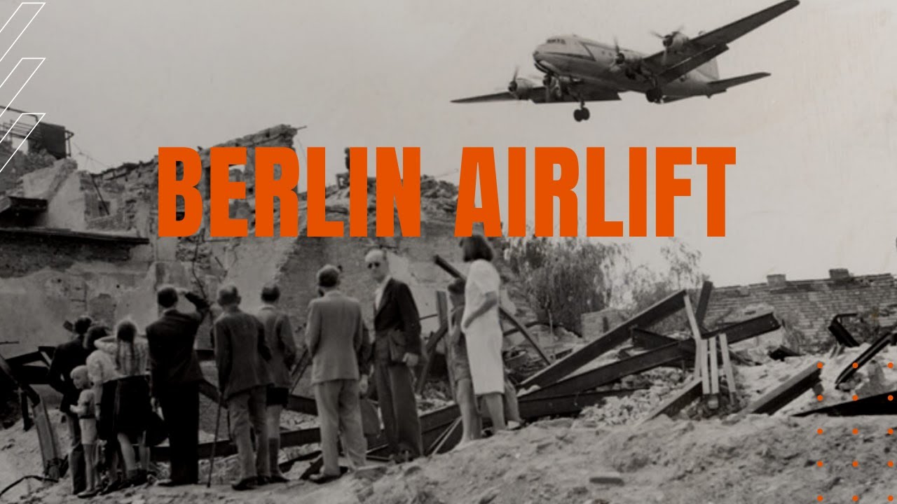 The Berlin Airlift: US and British Allies Air Drop Tons of Supplies ...