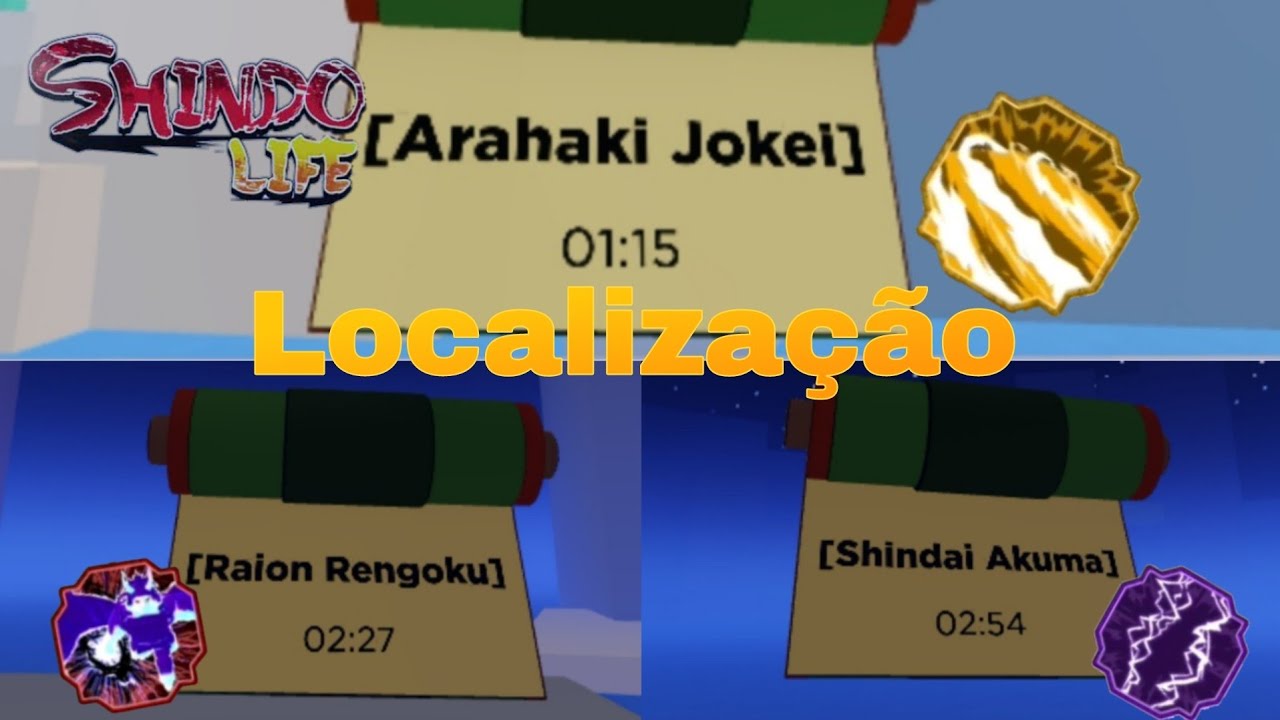 Localização Dos Novos Boss Drop (Shindo Life) - YouTube