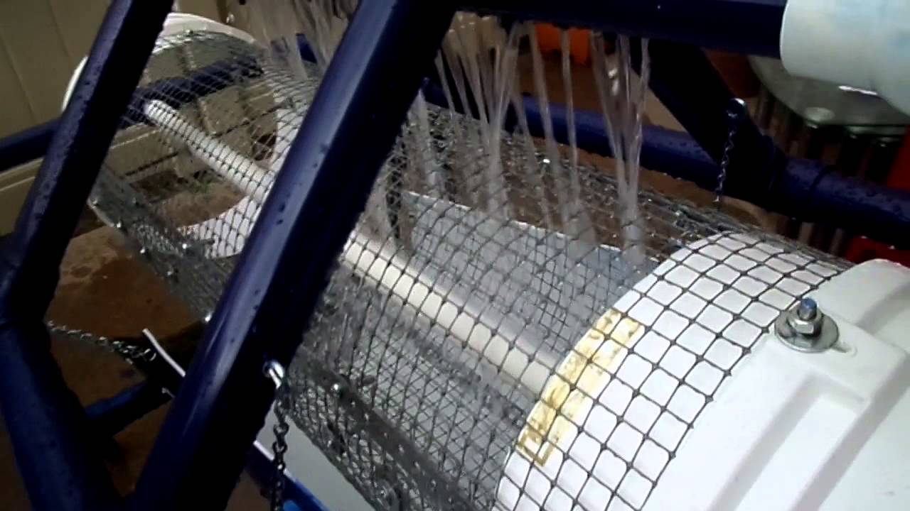 PVC Gold Trommel wash plant in Action - YouTube