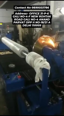 Full automatic role/piping cutting machine - YouTube