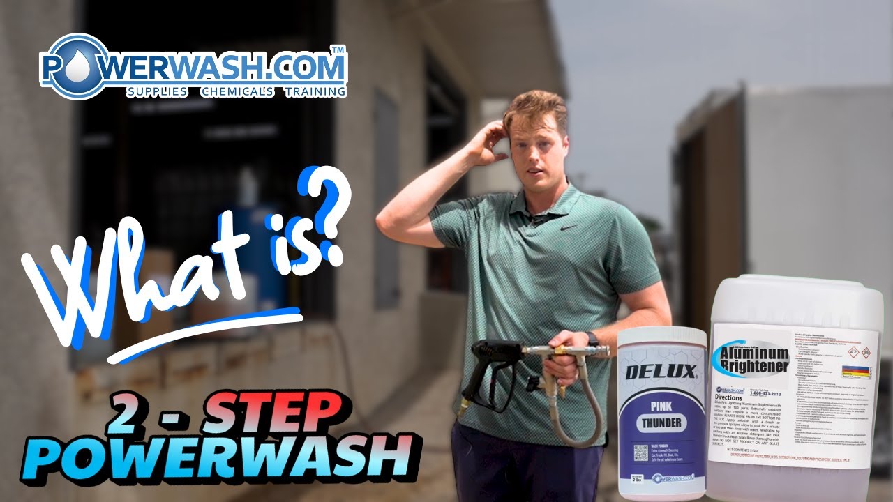 2 Step Power Washing Method - YouTube