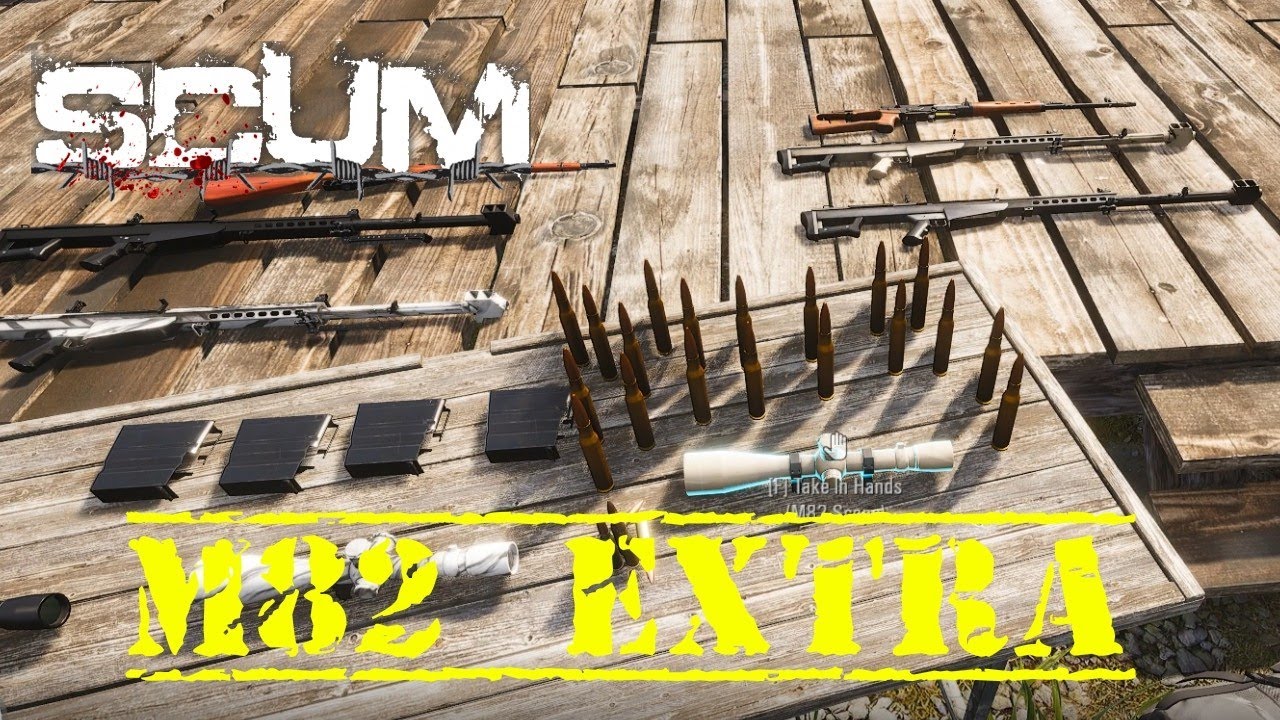 SCUM EXTRA - Das M82 ( SNIPER ) im Test - Gameplay Deutsch - YouTube