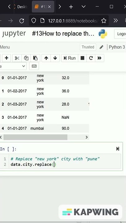 How To Replace Specific Value In Pandas Dataframe In Python Codersarts Youtube 