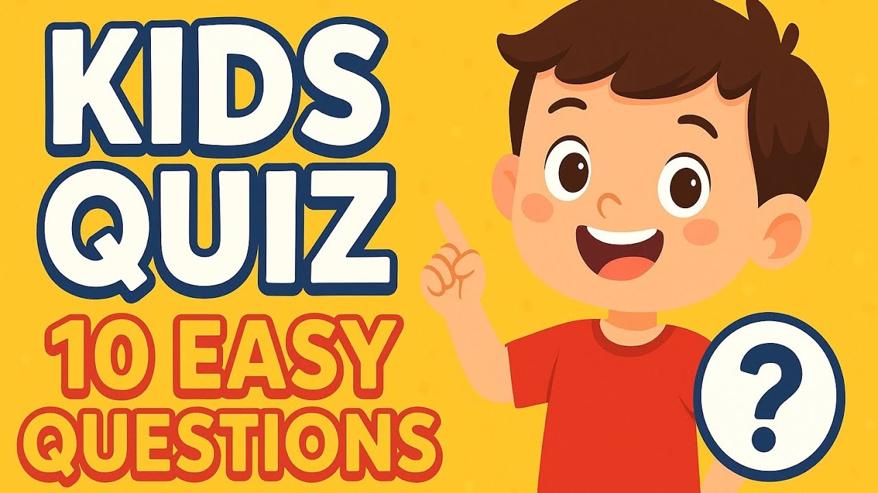 Fun Quiz for Kids | Easy Questions with ABCD Options! - YouTube