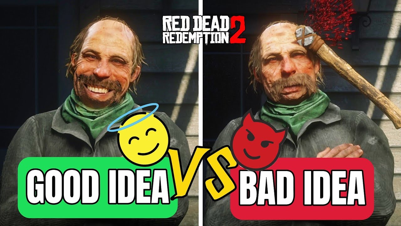 Good Idea VS Bad Idea Red Dead Redemption 2 (Funny & Brutal) - YouTube