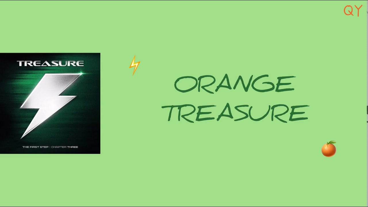 【韓繁中字】TREASURE—Orange歌詞 - YouTube