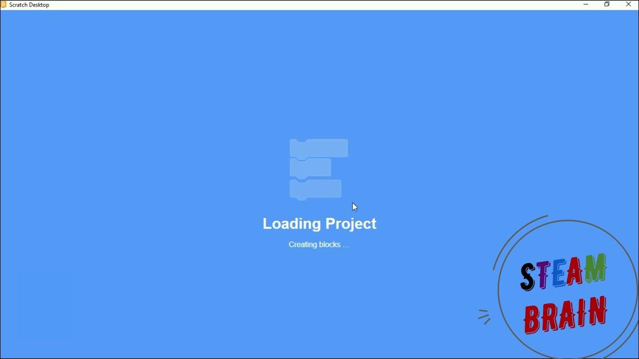 How to open scratch project/ how to load project from computer - YouTube