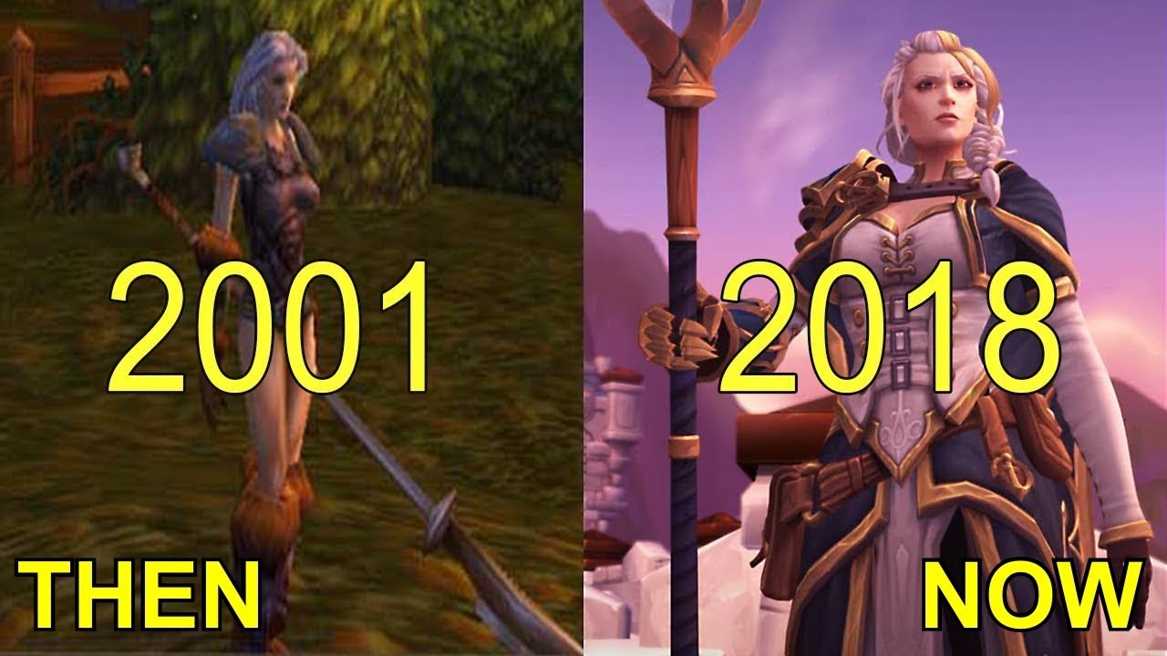 Evolution Then Now of World of Warcraft 2001-2018 - YouTube