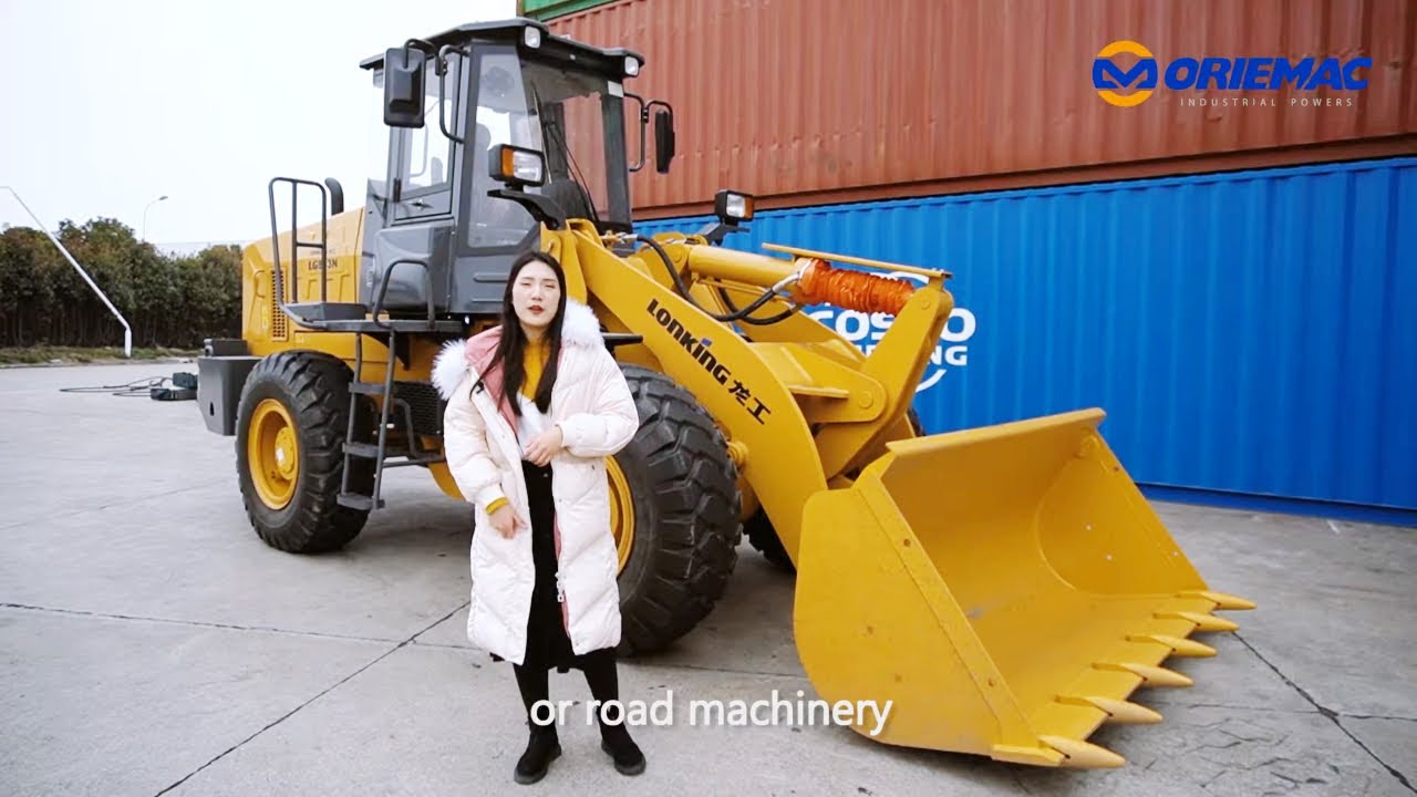 Discover the Power and Comfort of the LONKING LG833N Wheel Loader - YouTube
